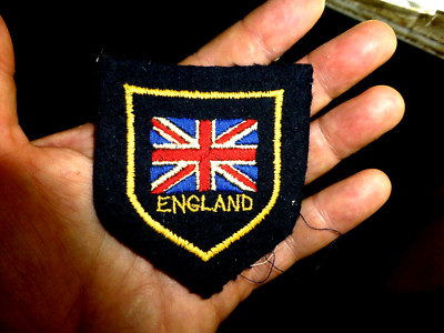 VINTAGE WOVEN PATCH ENGLAND UK | eBay
