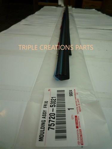 7572053021 GENUINE Toyota MOULDING ASSY, FRONT DOOR BELT, LH 75720 ...