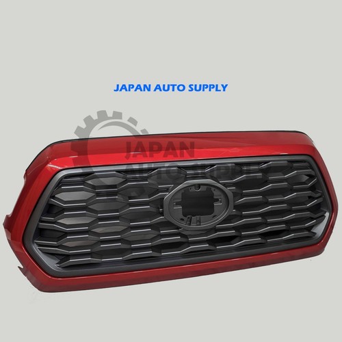 GENUINE TOYOTA 18-23 TACOMA TRD BARCELONA RED 3R3 RADIATOR GRILLE 53101 ...
