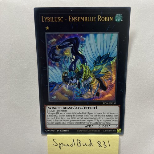 Lyrilusc - Ensemblue Robin Ultra Rare LED8-EN037 (Near Mint 1st Edition ...