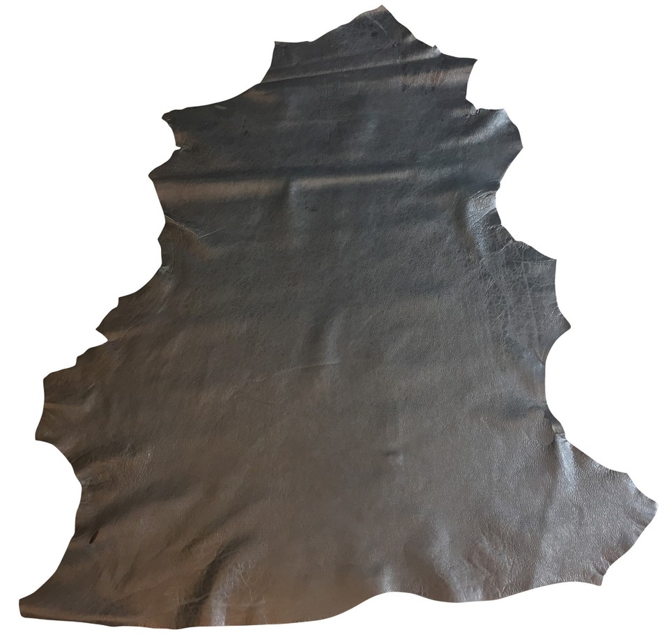 Blue Grey Genuine Leather hides, crafting, upholstery, Durable, Easy to ...
