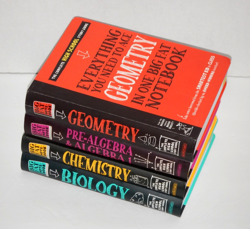 Big Fat Notebook LOT 4 High School STEM Guide Algebra Geometry ...