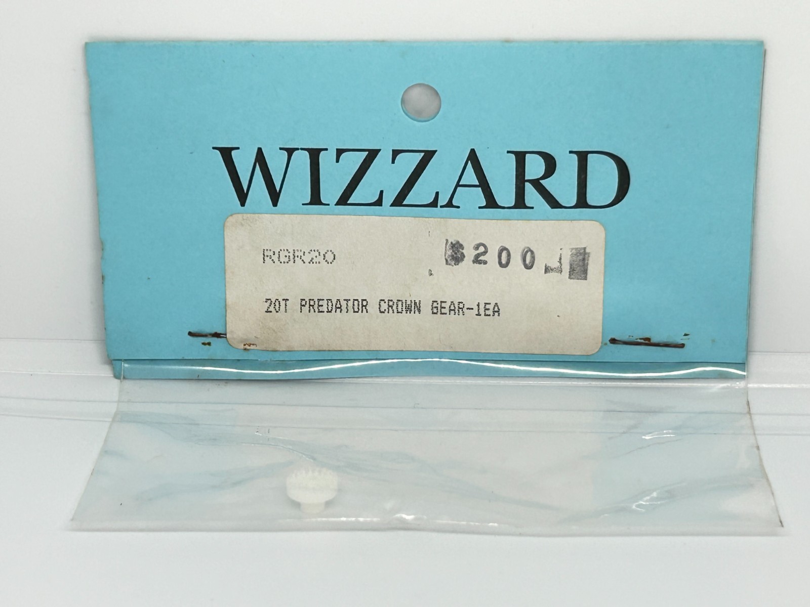 WIZZARD RGR20 20T PREDATOR CROWN GEAR (1) SLOT CAR PART MINT NEW SEALED ...