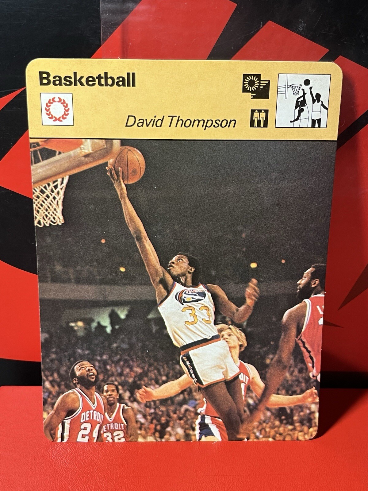 Sportscaster Basketball “David Thompson” (1979 Lausanne Italy 03 005 59 ...