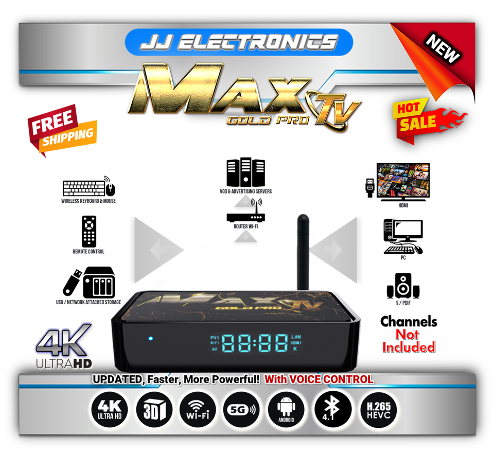 MaxTV Gold PRO 2024 Max TV 4K Quad Core 64 Bit | eBay