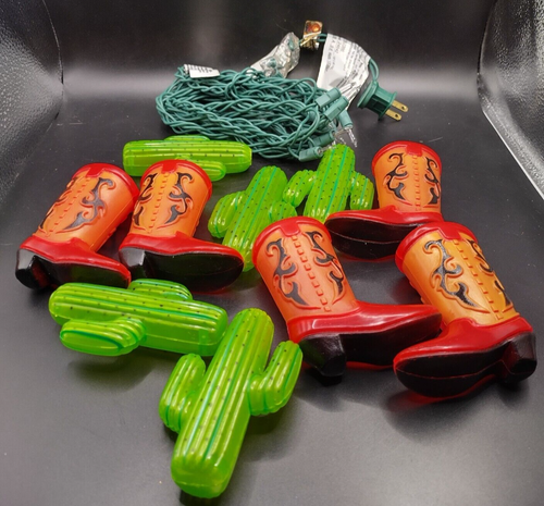 Electric Lights Cowboy Boots & Cactus String Party Light | eBay