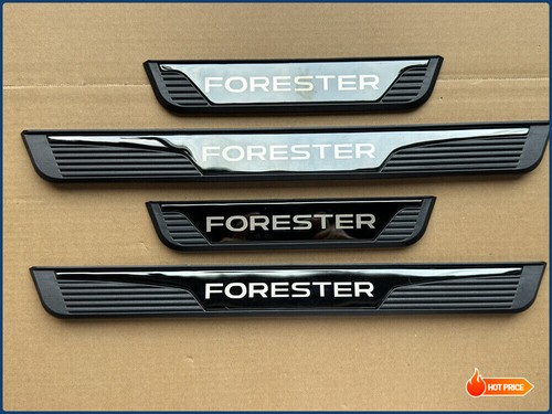 4Pcs Black Door Scuff Sill Cover Panel Step Protector for Forester ...