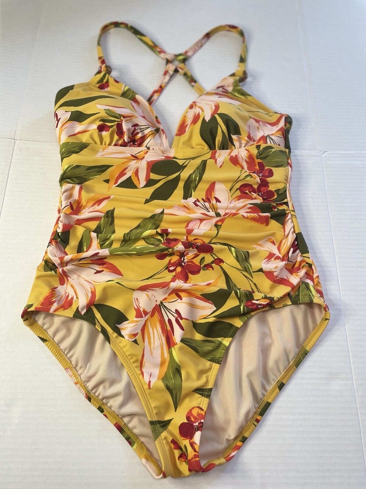 Kona Sol Womens Tortoise Ring High Coverage Swimsuit… Gem