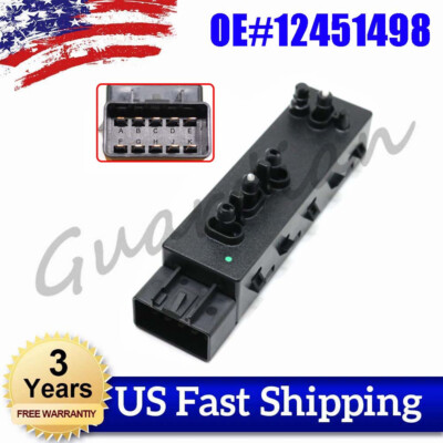 Front Right Passenger Side 8 Way Power Seat Switch 12451498 For ...
