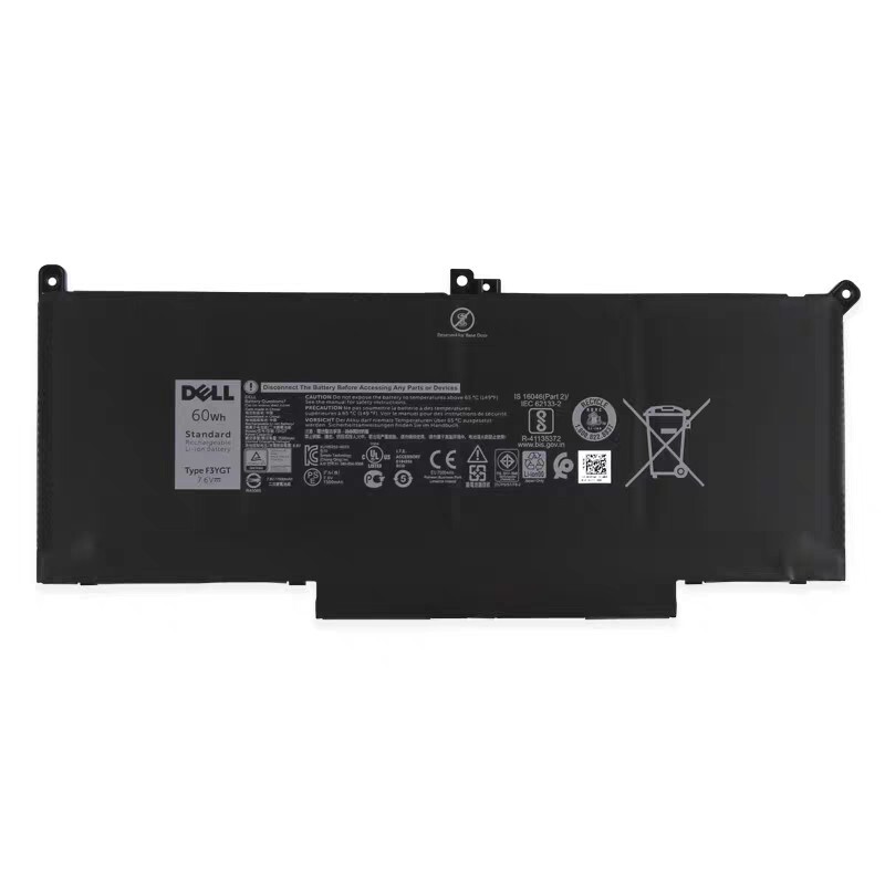 Genuine F3YGT Battery For Latitude DM3WC 12 13 14 7280 7290 7380 7480 ...