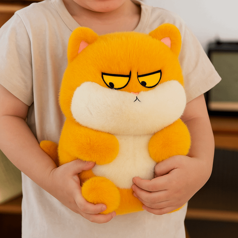 Fluffy Cat Stuffed Animal Doll Kitty Stuffed Animals Toys Decoration ...