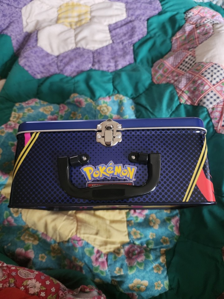 2025 POKEMON TCG COLLECTOR TREASURE CHEST LUNCH BOX TIN | eBay