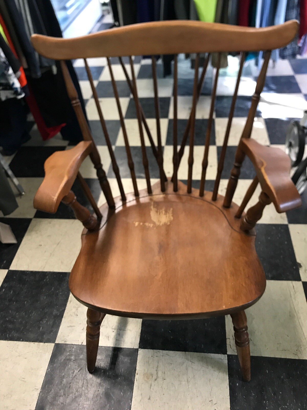 Sprague Carleton Maple Duxbury Dining Arm Chair | eBay