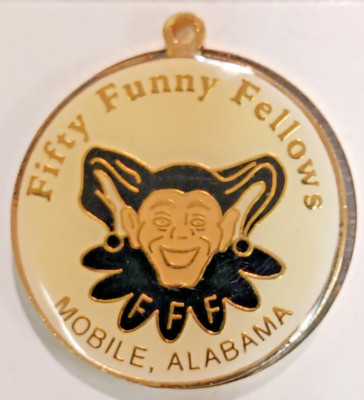 FIFTY FUNNY FELLOWS 2006 MULTI COLOR BRONZE MARDI GRAS THEME DOUBLOON ...