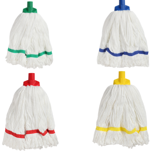 Microfibre Round Loop Mop EDCO Premium Grade 350G 4 Colours Available ...