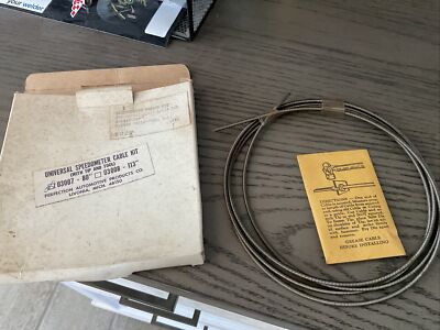 UNIVERSAL SPEEDOMETER CABLE KIT 03007 80 INCH OPEN BOX | eBay