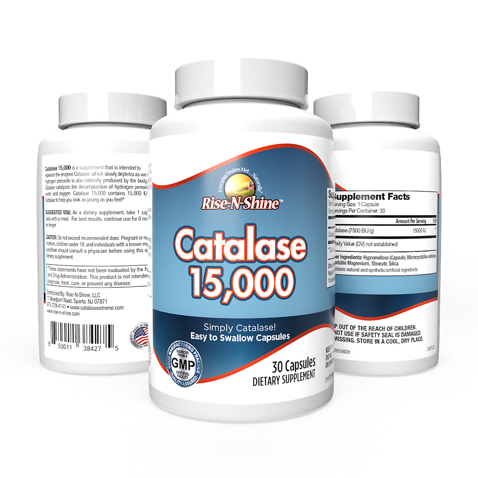 CATALASE 15,000 -Extra Strength Antioxidant Enzyme - 30 DAY SUPPLY | eBay