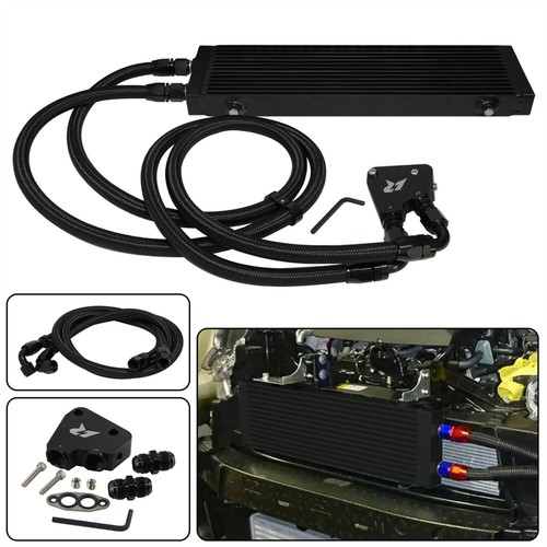 18.5" Dual Pass Oil Cooler Kit for GM Chevrolet LS1 LS2 LS3 LS6 LS7 LS9 ...