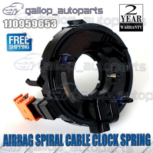 OE 1J0959653C Airbag Spiral Cable Clock Spring For AUDI VW Jetta Passat ...