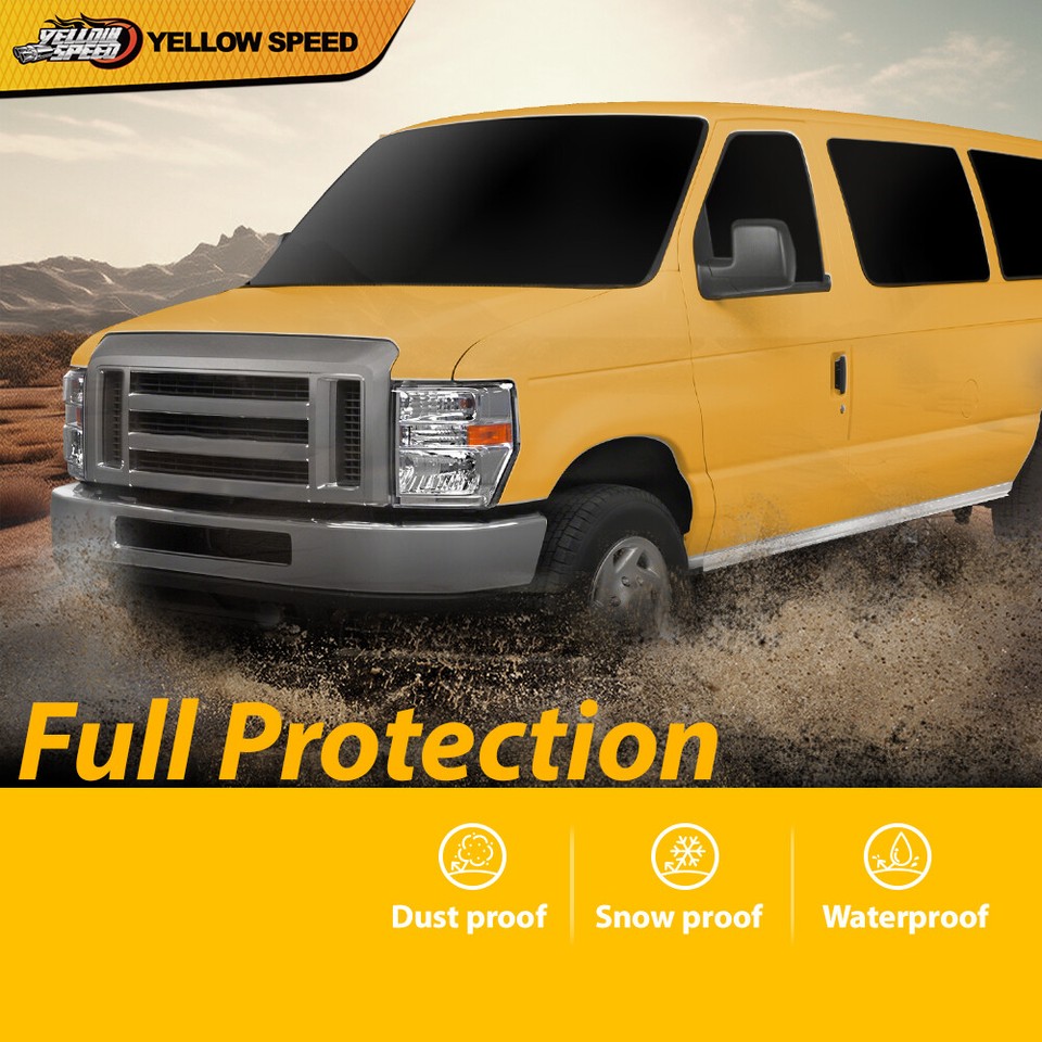 Slip On Rocker Panels Fit For Ford E150 E250 Econoline Van 1992-2016 ...