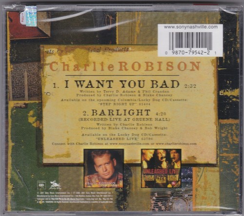 Charlie Robison - I Want You Bad - CD (Brand New) | eBay