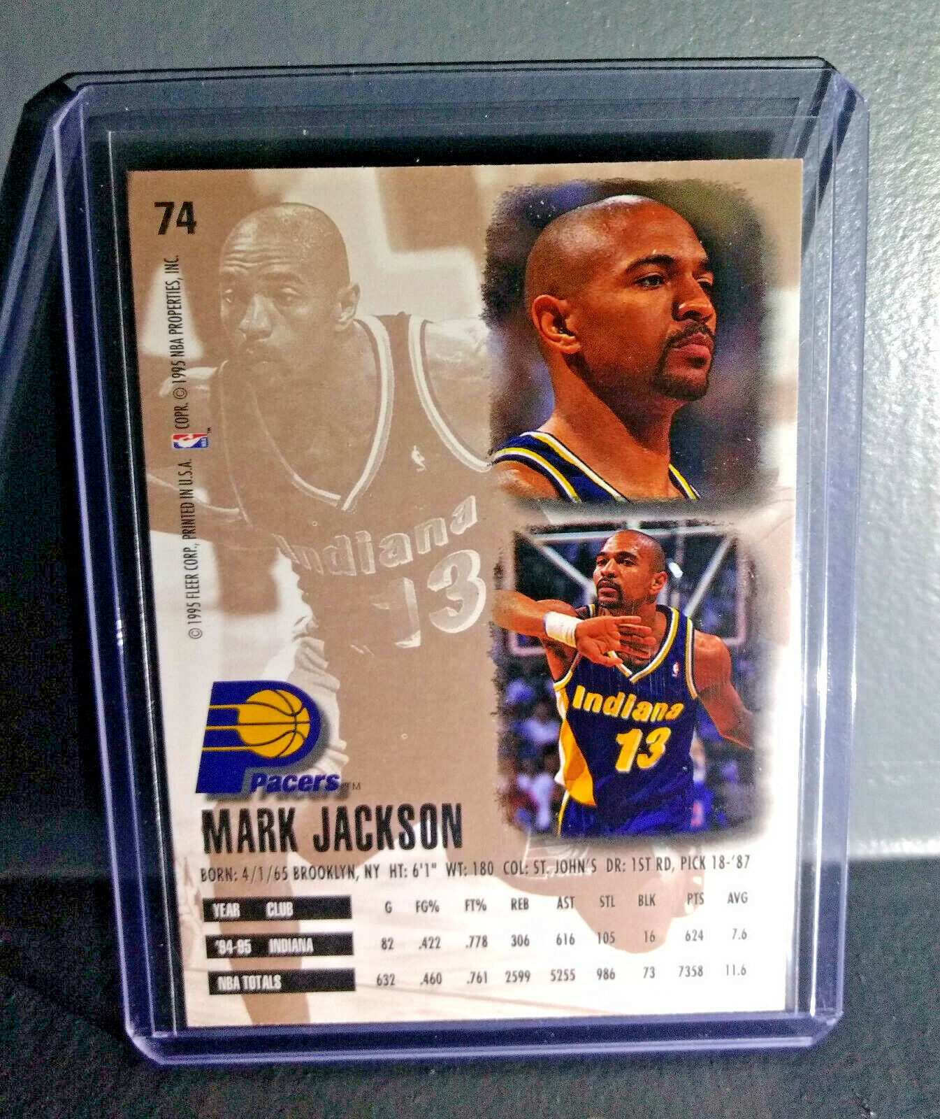 1995-96 Mark Jackson Fleer Ultra #74 Basketball Card | eBay
