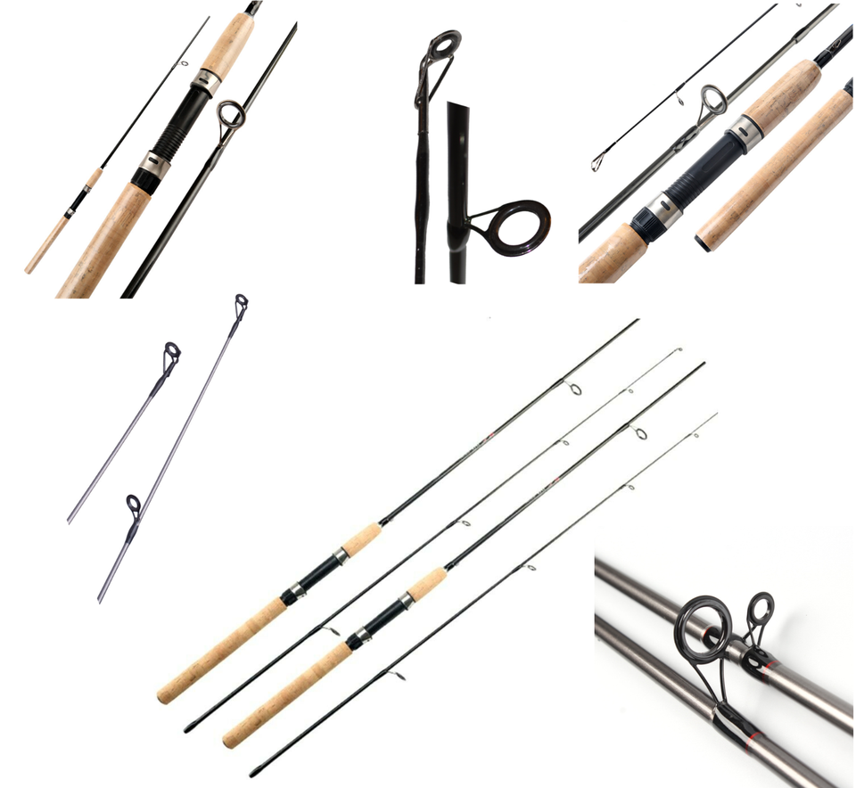 Fishing Spinning Rod Carbon Fiber Portable Medium Fast Lightweight 6f ...