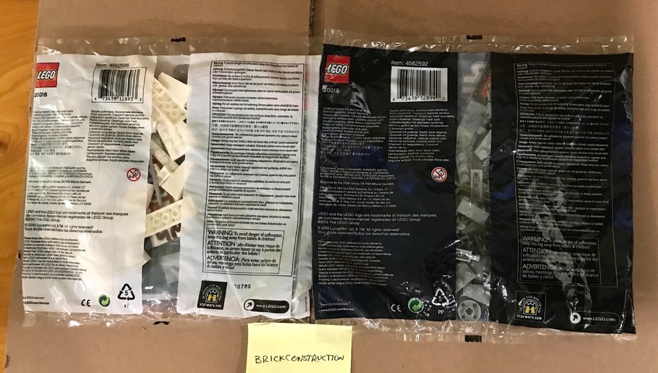 LEGO Star Wars BrickMaster 20016 Imperial Shuttle & 20018 AT-AT Walker ...