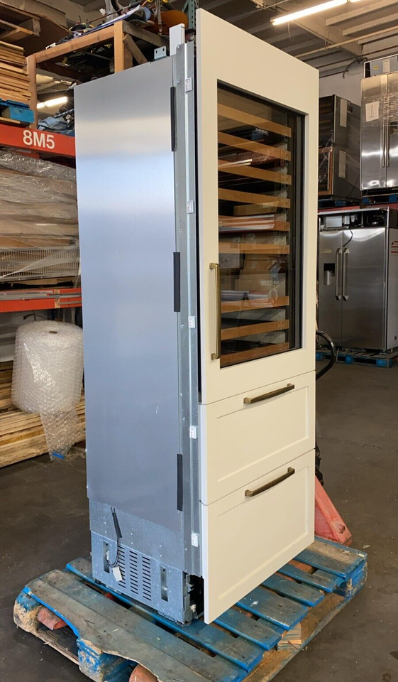 WARRANTY 2021 SUB-ZERO PANEL-READY IW-30R WINE REFRIGERATOR w/CUSTOM ...