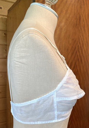 Vintage 1950s nylon bra 32B semi sheer bullet bra cone bra | eBay