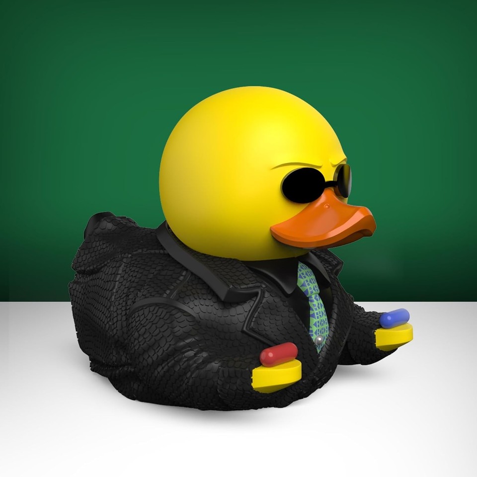 TUBBZ Boxed Edition: The Matrix - Morpheus Cosplaying Rubber Duck Vinyl ...