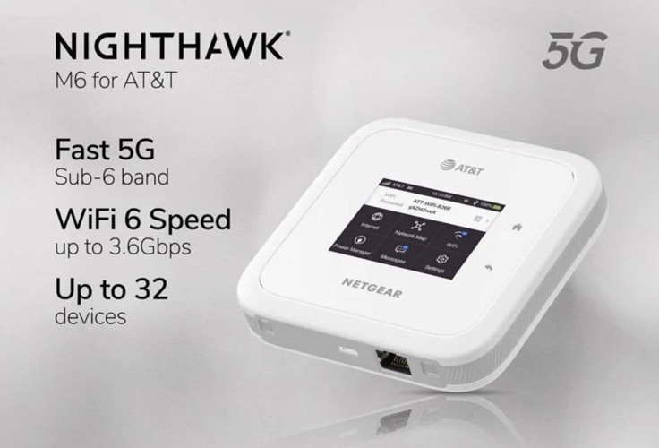 NEW! Netgear Nighthawk M6 MR6110/M6 Pro MR6500 5G Mobile Hotspot ATT 🔓 ...