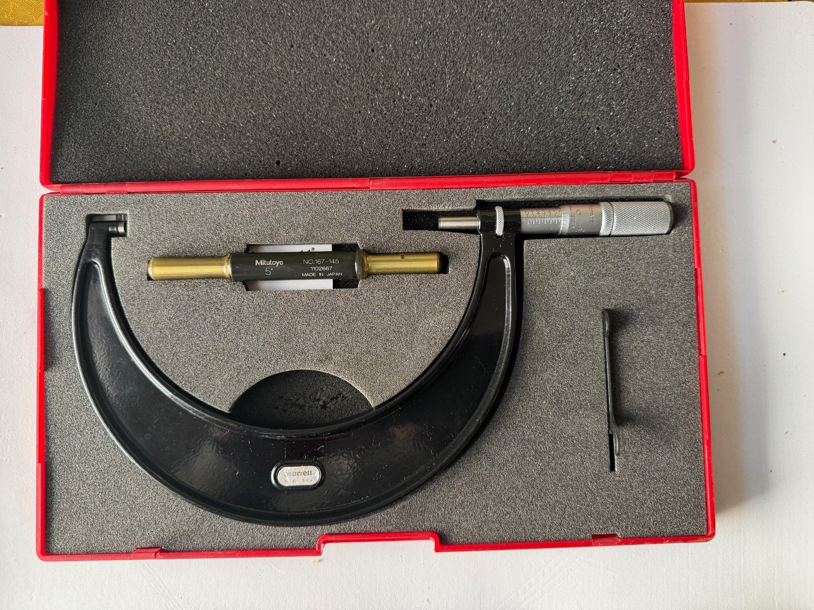 Starrett 5-6" outside micrometer NR436 | eBay
