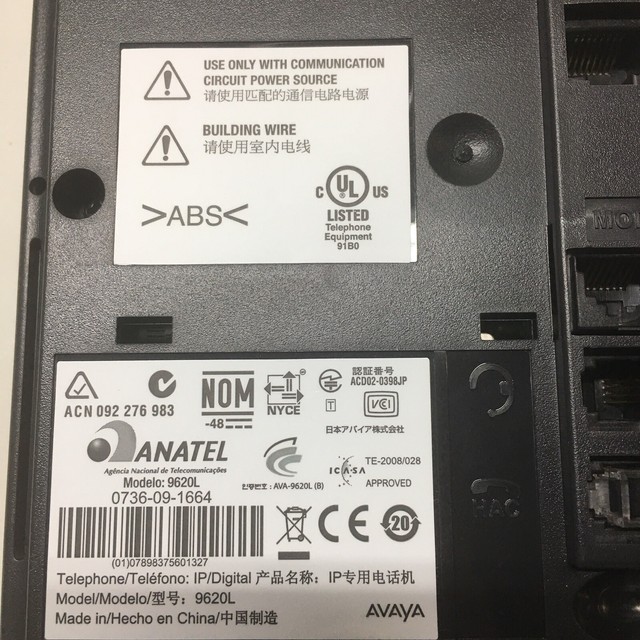 Avaya 9620L IP Phone VoIP Business Telephone Deskphone for sale online ...