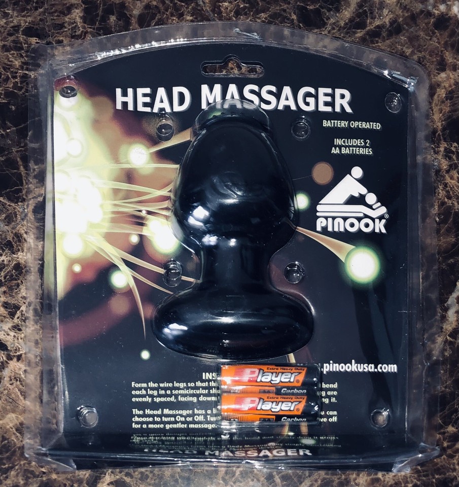 Pinook Battery Powered Head Massager Deep Tissue Muscle Vibrating ...
