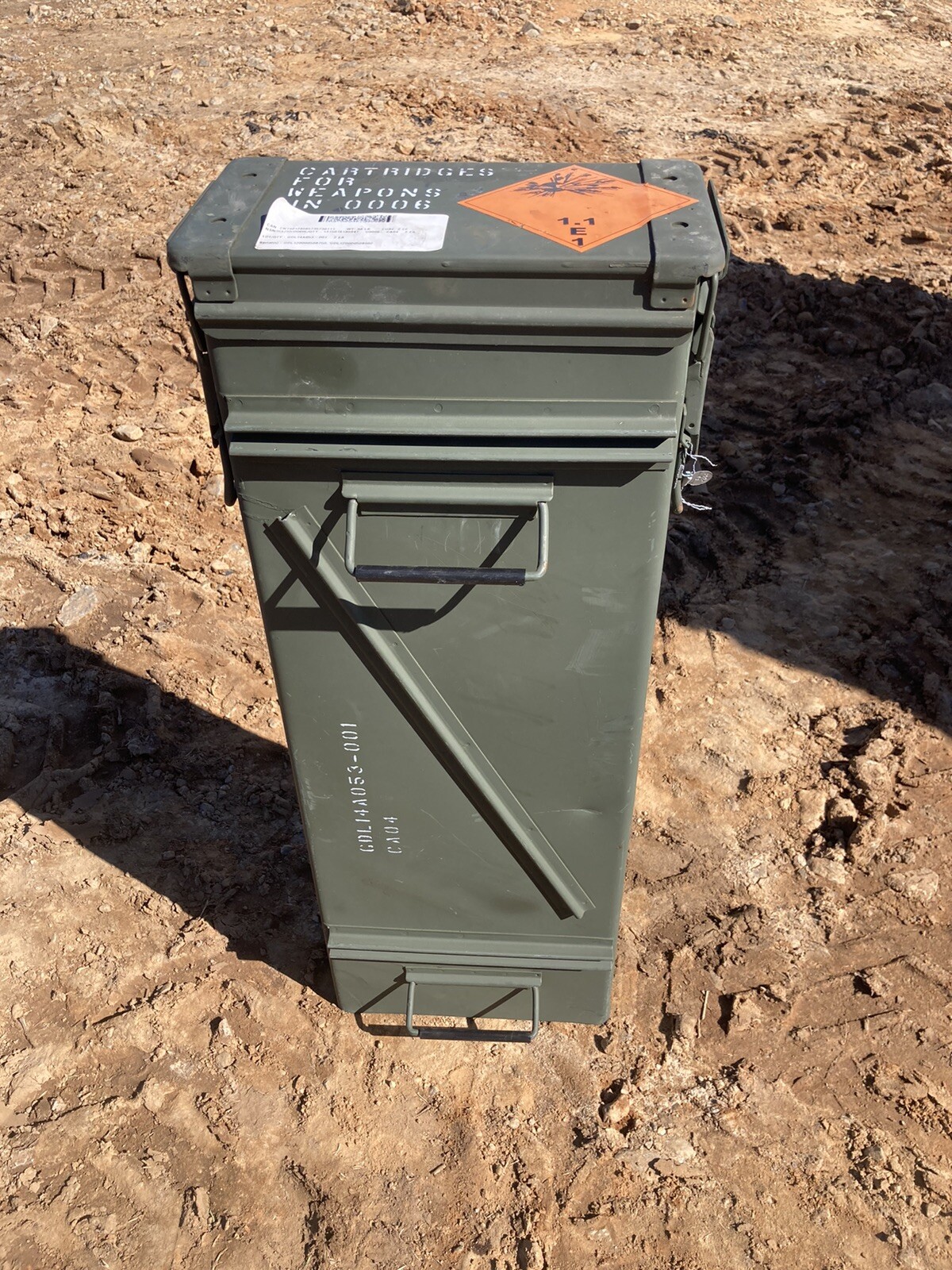 (40) 120MM AMMO CAN MORTAR LARGE PA154 TALL NICE AIRTIGHT STORAGE BOX ...