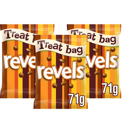 Revels Treat Bag 71g Milk Chocolate For Kids Gifts Sharing Party x3 | eBay
