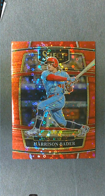 2022 Panini Select Red Disco Prizm #35 Harrison Bader Cardinals | eBay