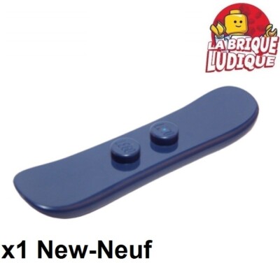 Lego 1x Minifig utensil planche surf neige ski Snowboard bleu foncé/d ...