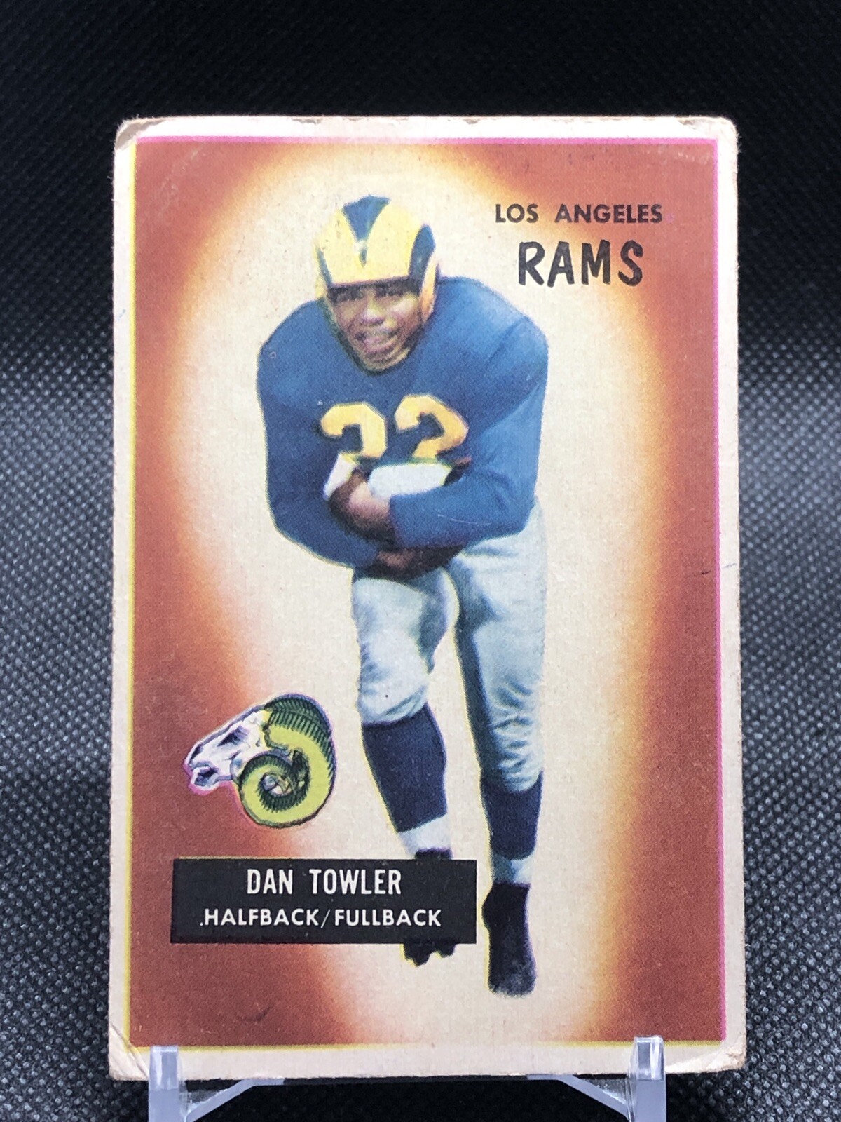 1955 Bowman Set-Break # 47 Dan Towler Los Angeles Rams NFL | eBay