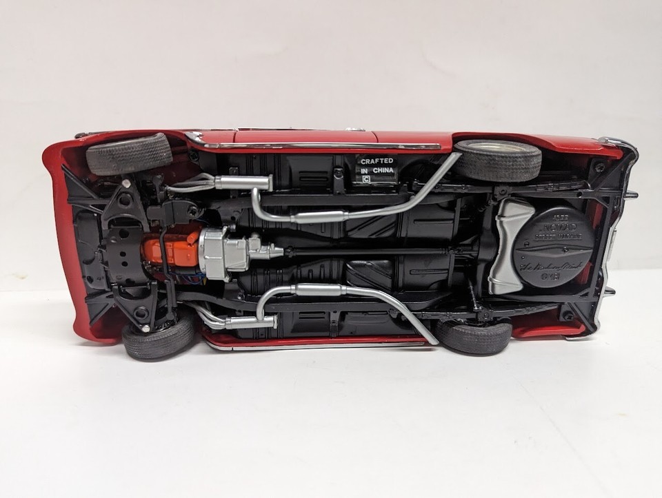 DANBURY MINT TORCH RED 1955 CHEVY Chevrolet NOMAD STREET MACHINE 1/24 ...