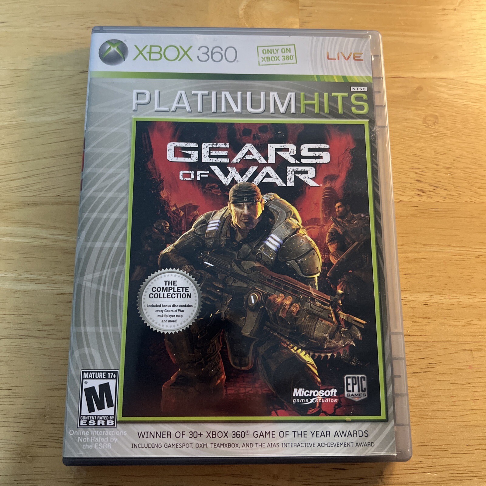 Gears of War Two-Disc Edition (Xbox 360) VGC Complete CIB Bonus Disc ...
