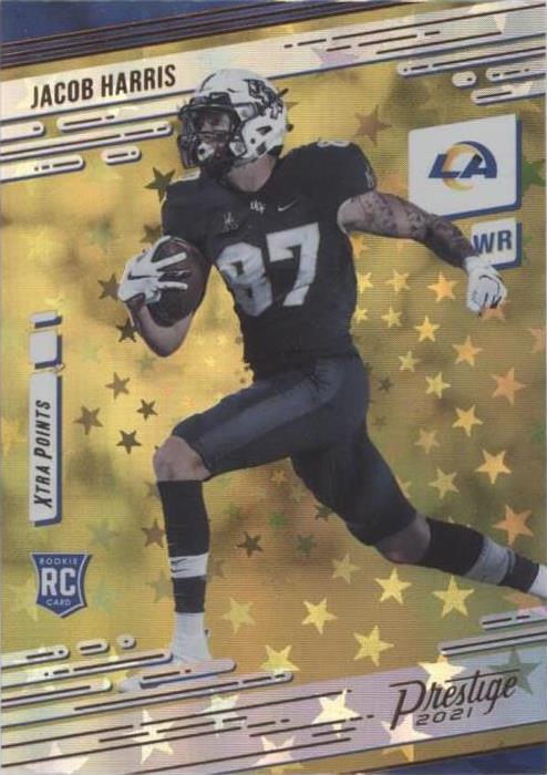 2021 Panini Prestige - Rookies Jacob Harris #283 Xtra Points Astral (RC ...