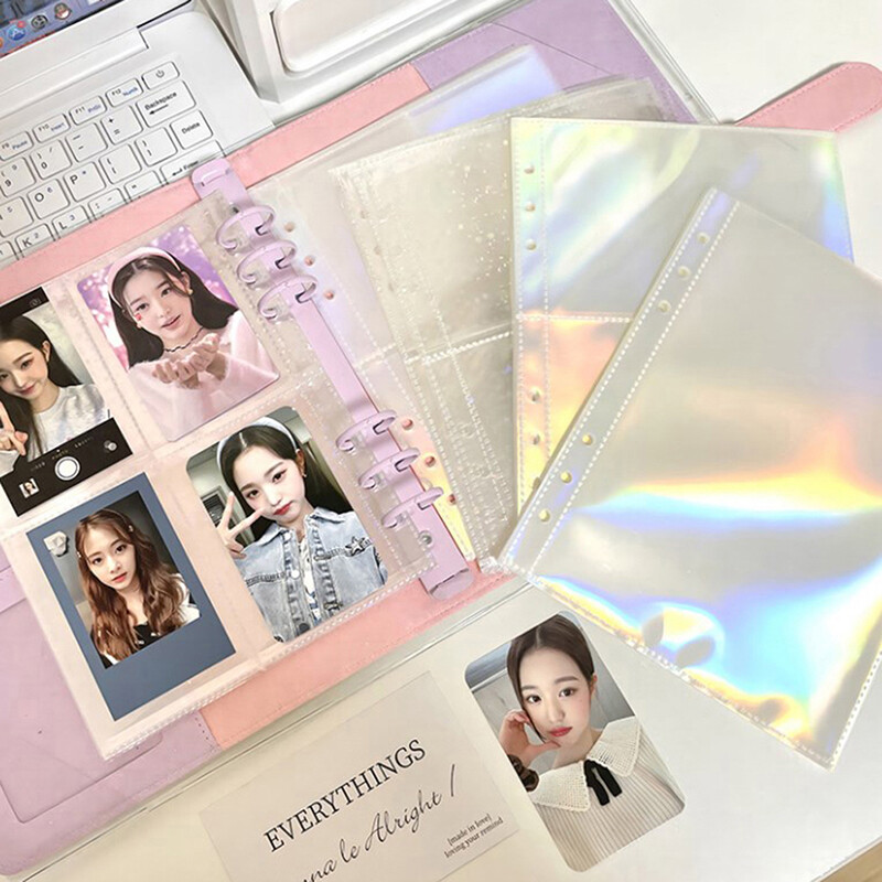 A5 Binder Sleeves 1P 2P 4P Transparent Photo Album Binder Refill Inner ...