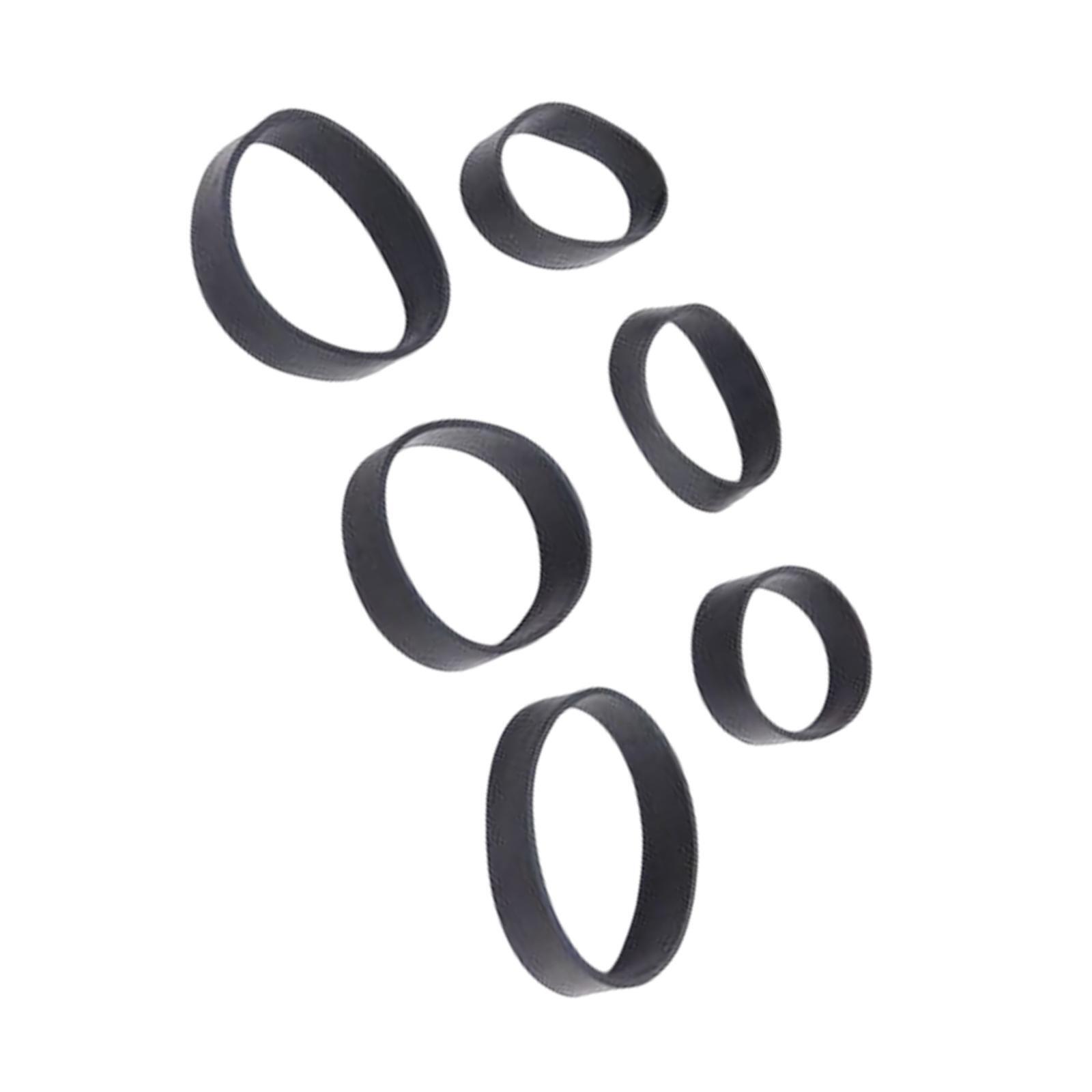 6x Rubber Fixing Band Epdm for Outdoor Backpack Strap Scuba Diving ...