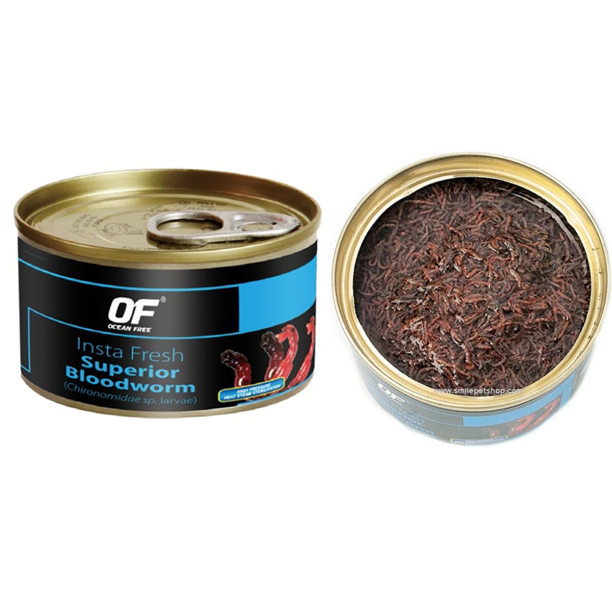 100g Fish Food Fresh Superior Bloodworm High protein color boost | eBay