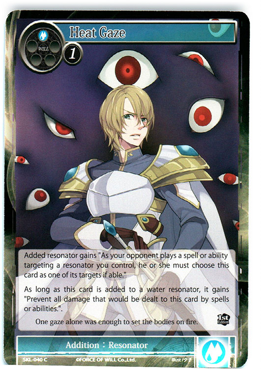 Heat Gaze x4 SKL-040 Force of Will SKL 1st | eBay