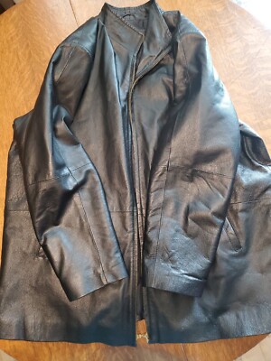Womans Leather Jacket Size 18w | eBay