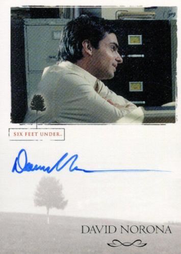 Six Feet Under Seasons 1 & 2 David Norona as Gary Deitman Autograph ...