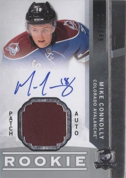 2012-13 Upper Deck The Cup - Rookie Patch Autograph #99 Mike Connolly ...